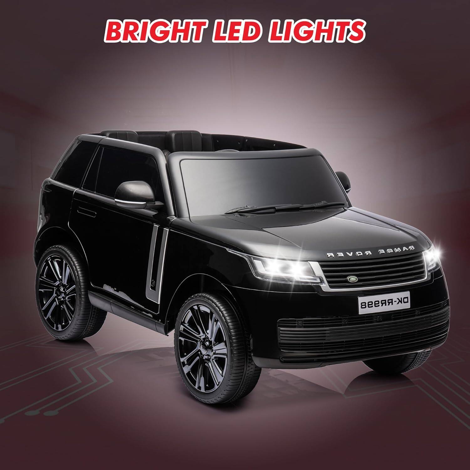 GARVEE 24V Licensed Land Rover 2 Seater Ride On SUV for Kids, Electric ...