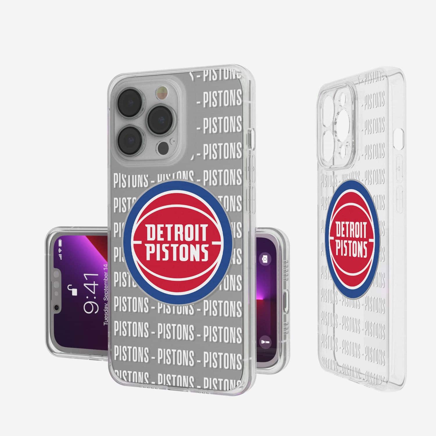 Keyscaper - NBA - Detroit Pistons iPhone Clear Text Backdrop Design ...