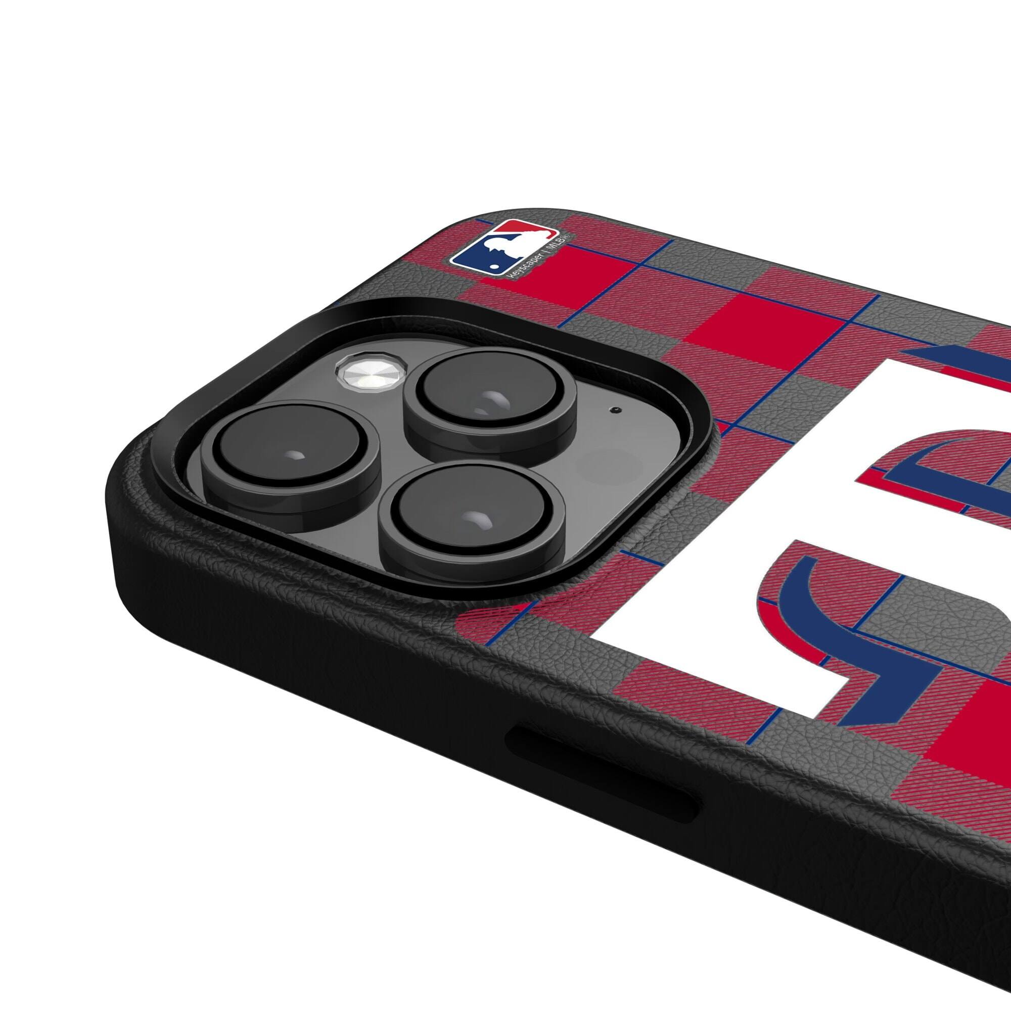 Keyscaper MLB Texas Rangers Plaid Magnetic Bump iPhone Case 15 Pro Max ...