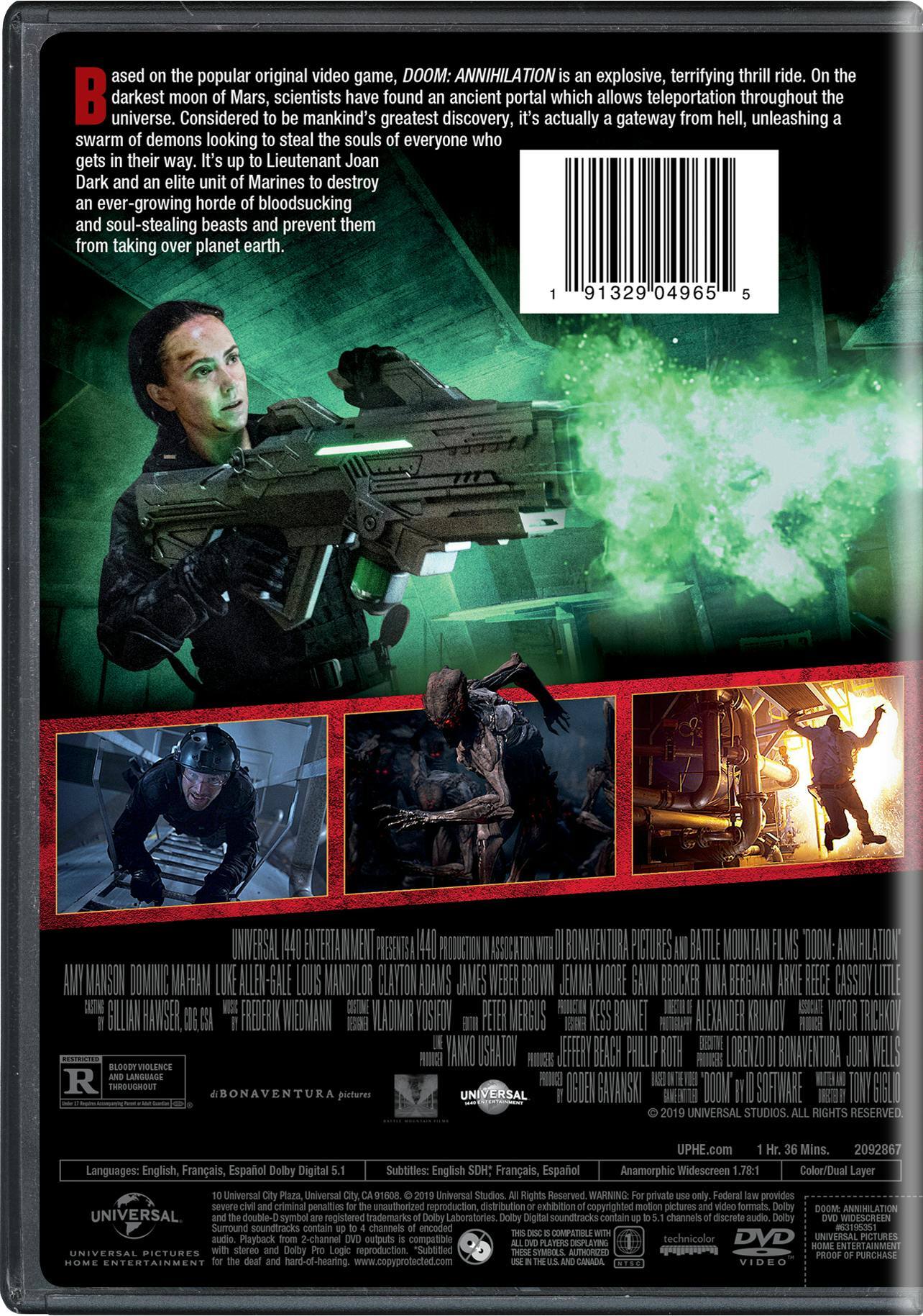 Doom: Annihilation [DVD] [Standard] - Best Buy