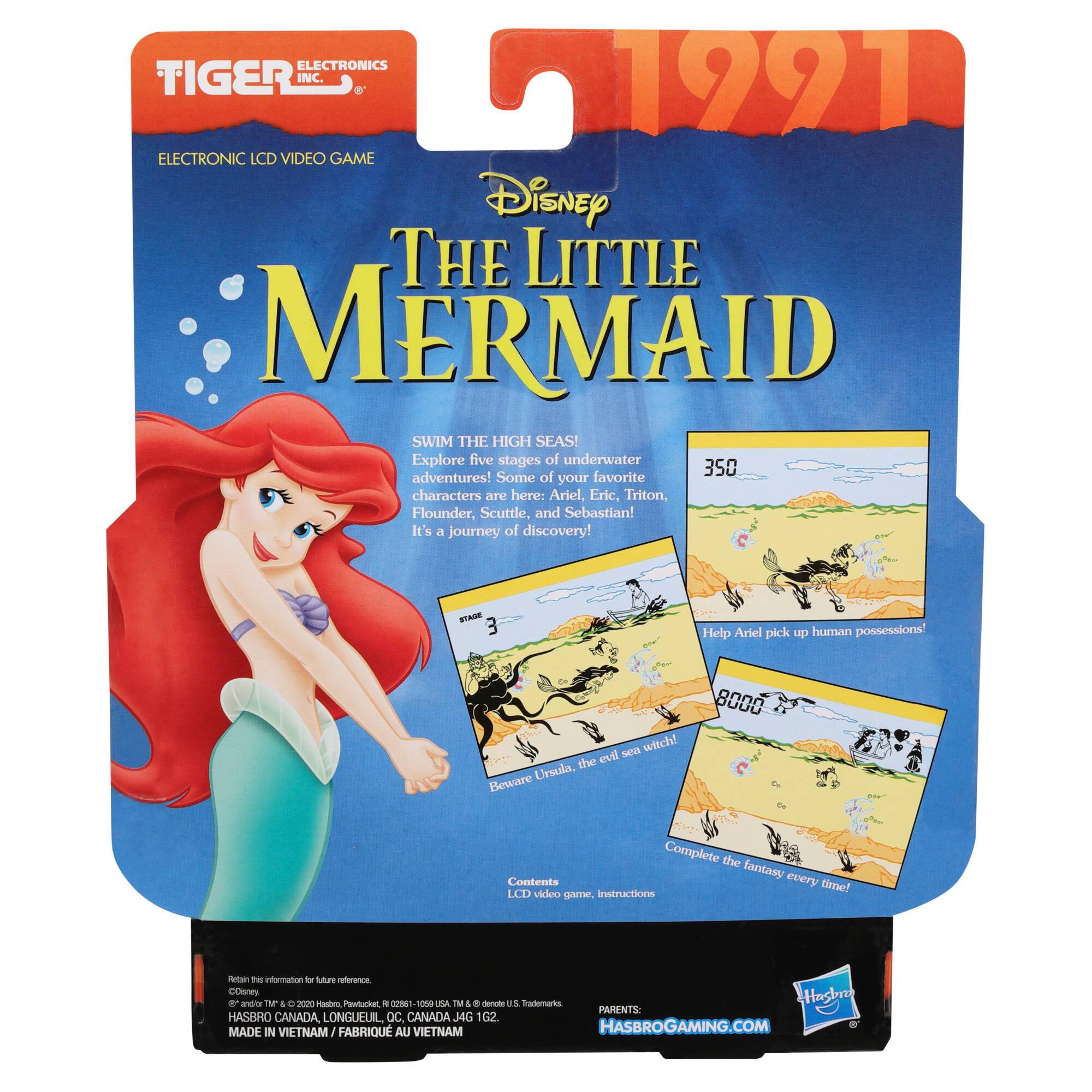 Best Buy Hasbro Gaming The Little Mermaid LCD Video Game E9722