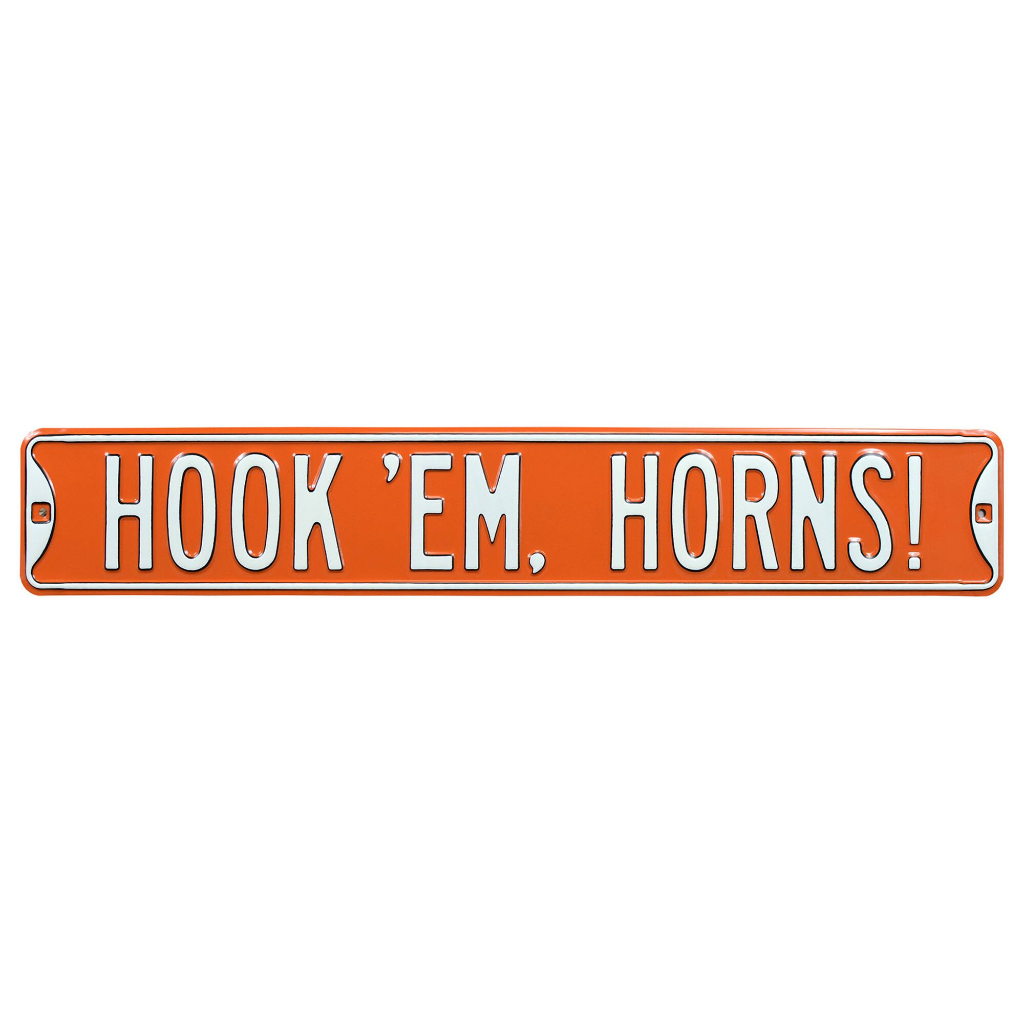 Authentic Street Signs Texas Longhorns 6'' x 36'' Steel Street Sign ...