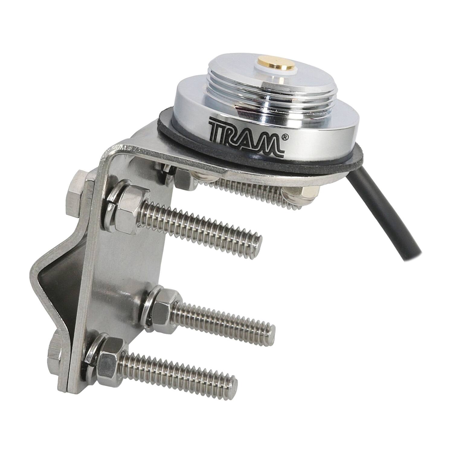 Tram Stainless NMO Mirror Mount Single Groove, 17 Ft Coaxial Cable, PL ...