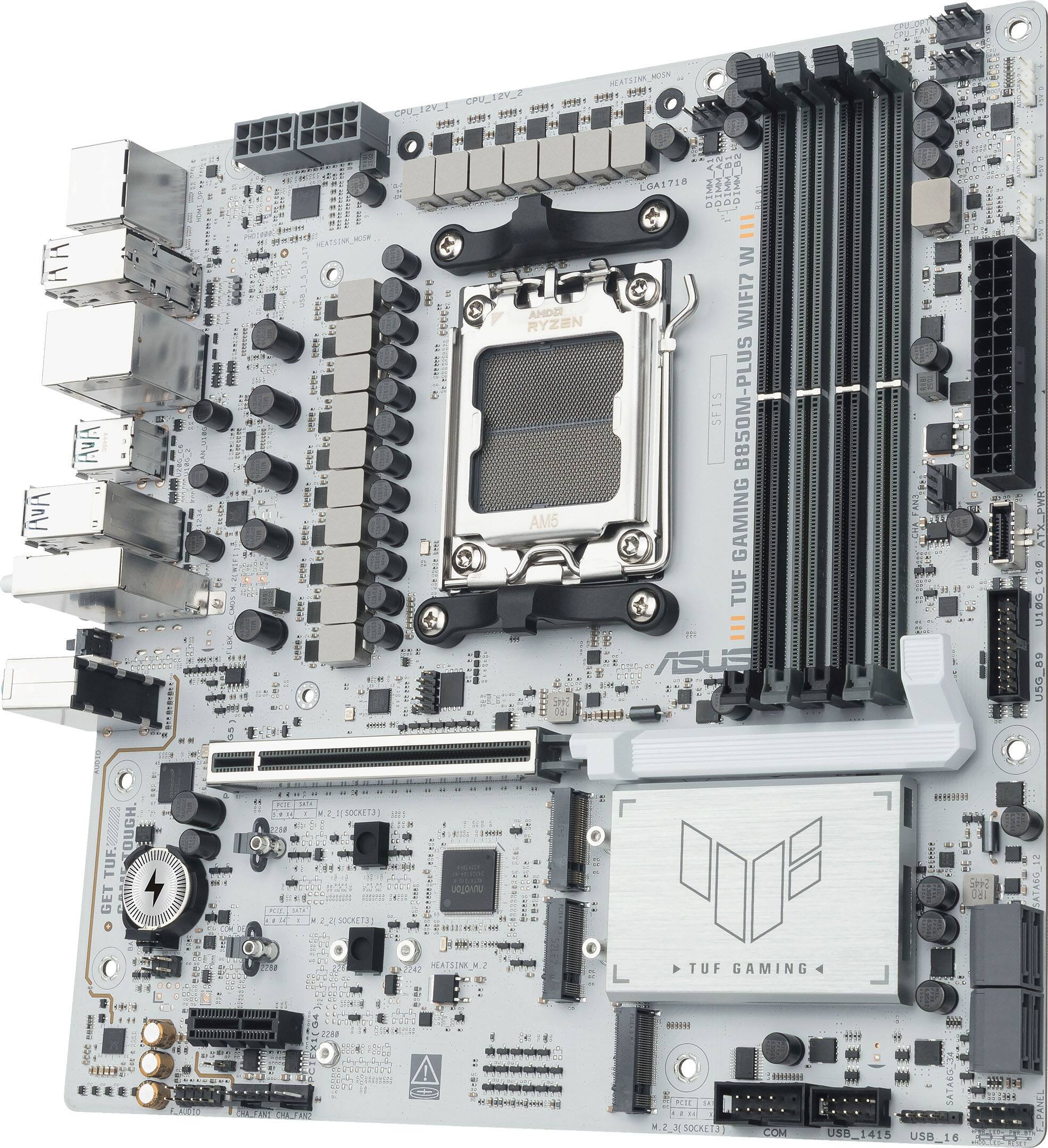 ASUS TUF Gaming B850M PLUS (Socket AM5) AMD B850 Micro ATX Wi Fi 7 BE ...