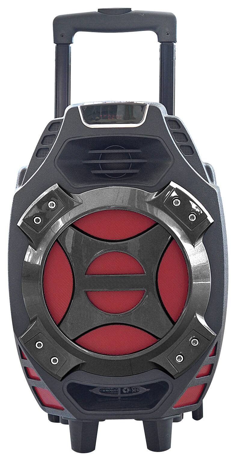 Supersonic 8" Professional Portable Bluetooth Speaker Black/Red ...