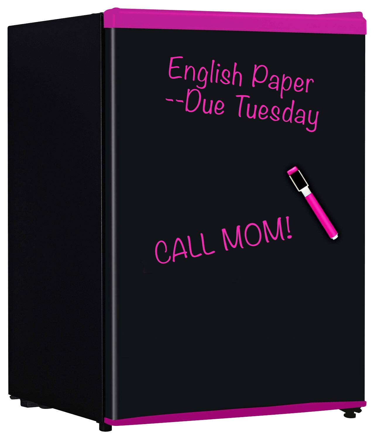 Keystone 2.4 Cu. Ft. mini fridge Black/Pink KSTRC24CBP - Best Buy