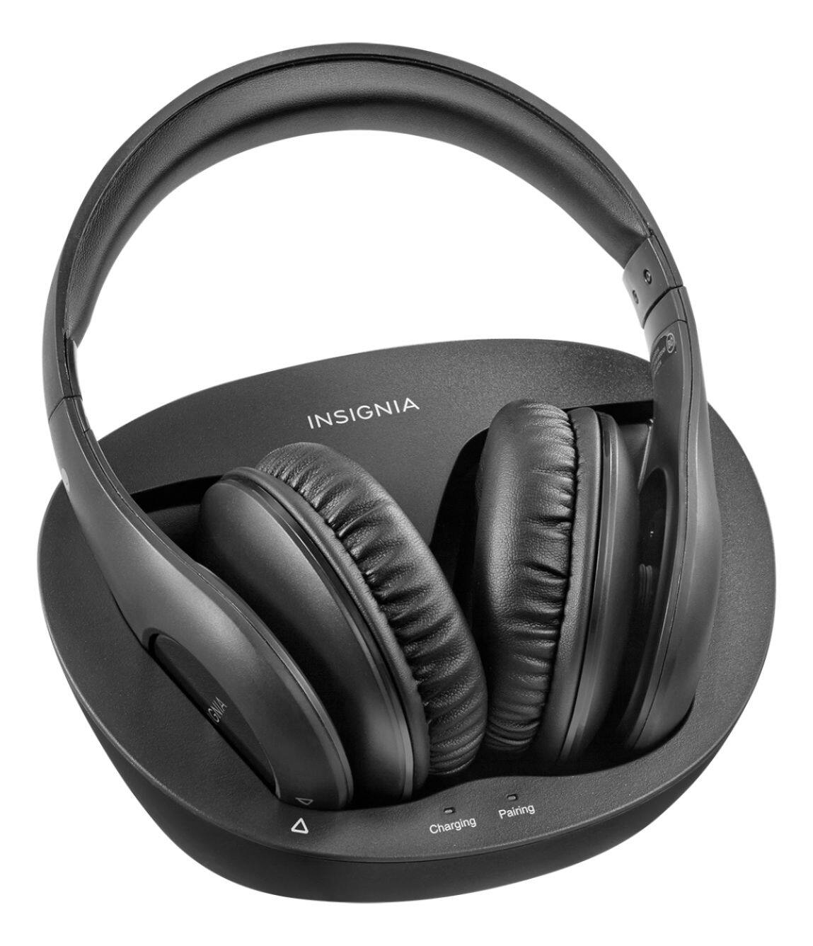 Insignia™ Over the Ear Wireless Headphones Black NS-WHP314 - Open Box ...