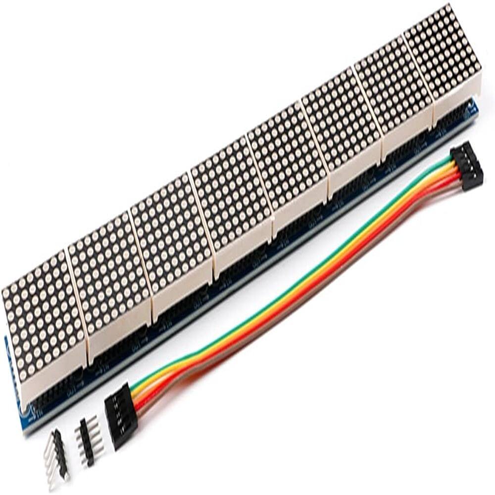 ACJPR MAX7219 Dot Matrix 8 in 1 Display Module for Arduino, LED Control ...