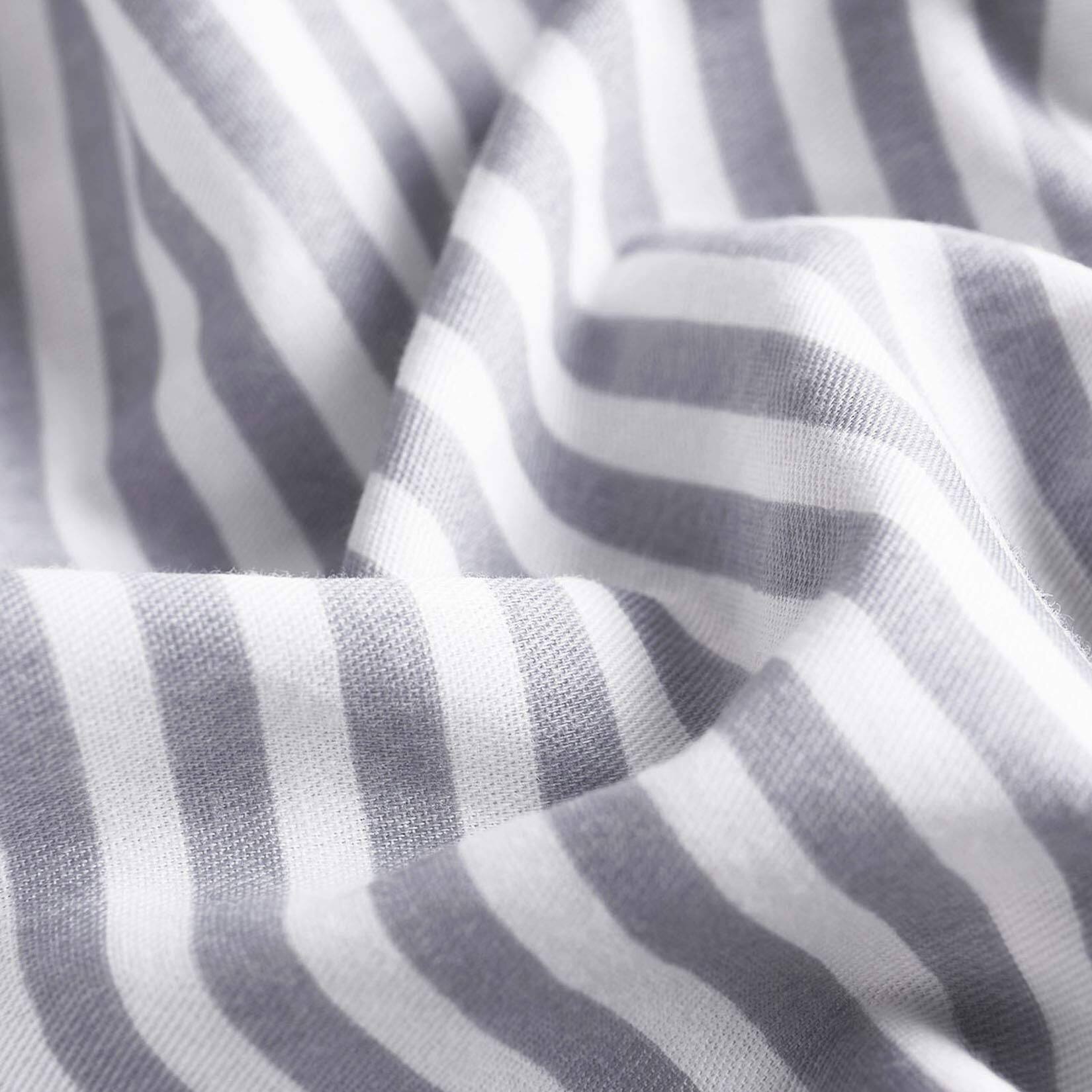 Dapper Styles Striped Cotton Duvet Cover Set Ticking Stripe Pinstripe ...
