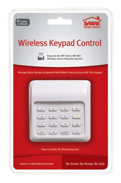 SABRE Wireless Keypad Control White WP-WKC - Best Buy