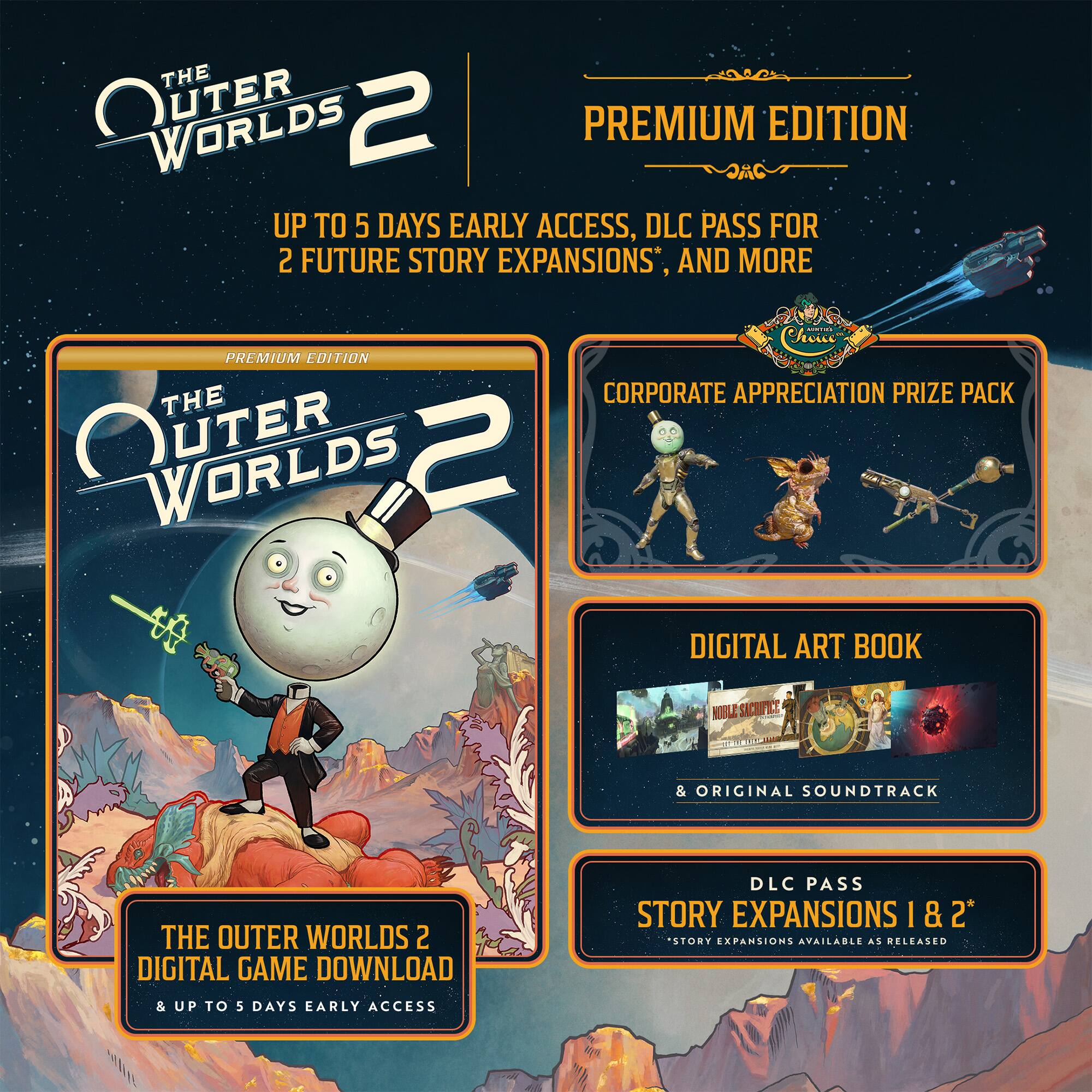 The Outer Worlds 2 Premium Edition Xbox Series X, Xbox Series S ...