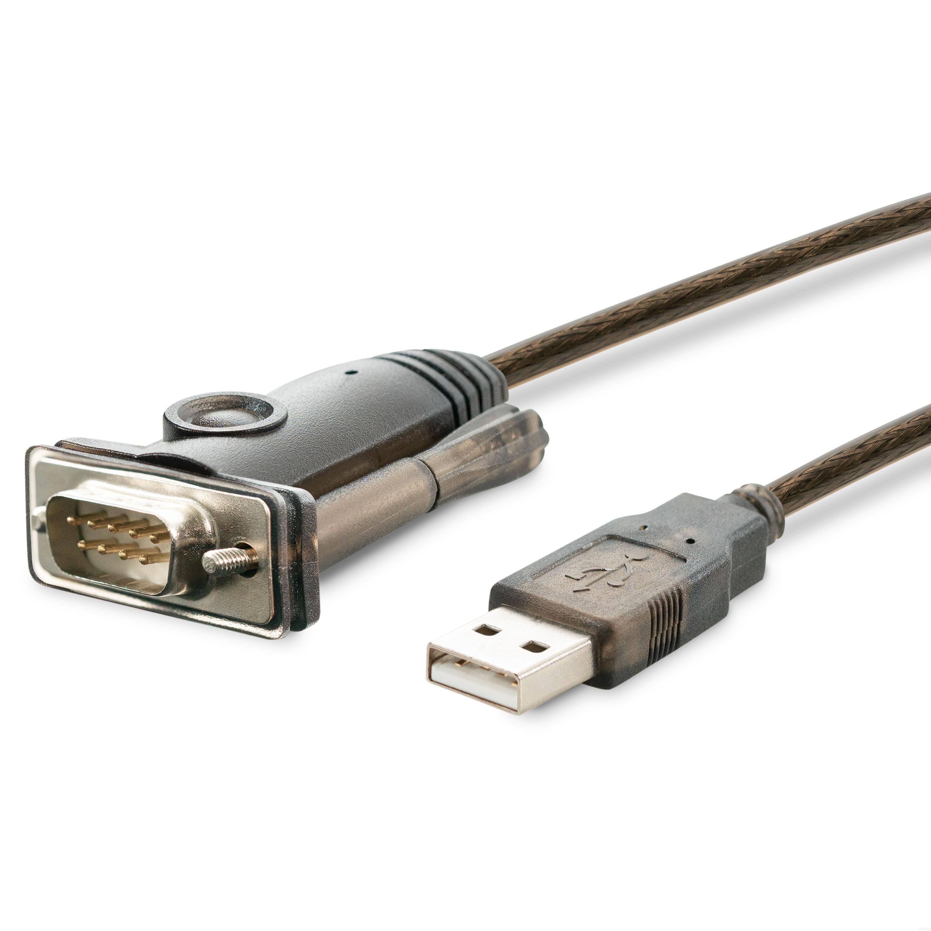 Plugable USB to Serial RS 232 Adapter (5ft) with COM Retention ...