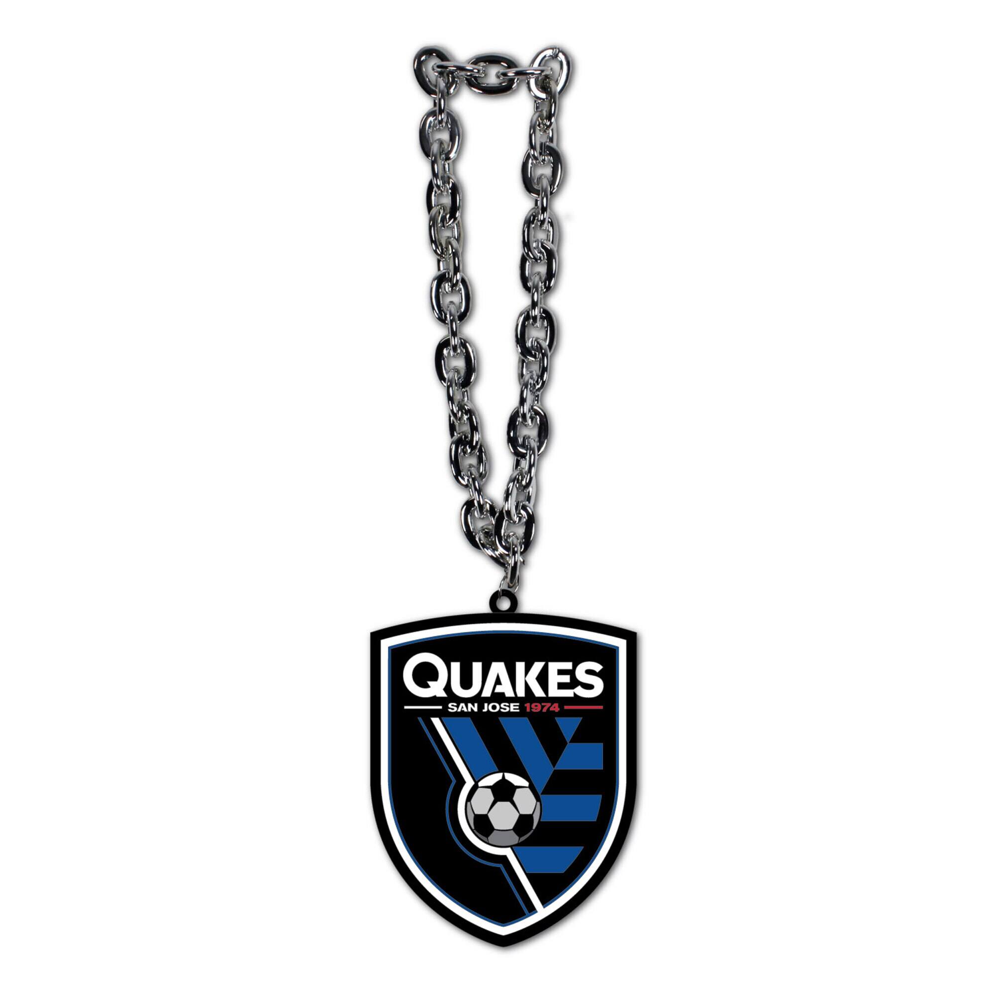 MOJO San Jose Earthquakes Team Logo Fan Chain Necklace Black 200074904 ...