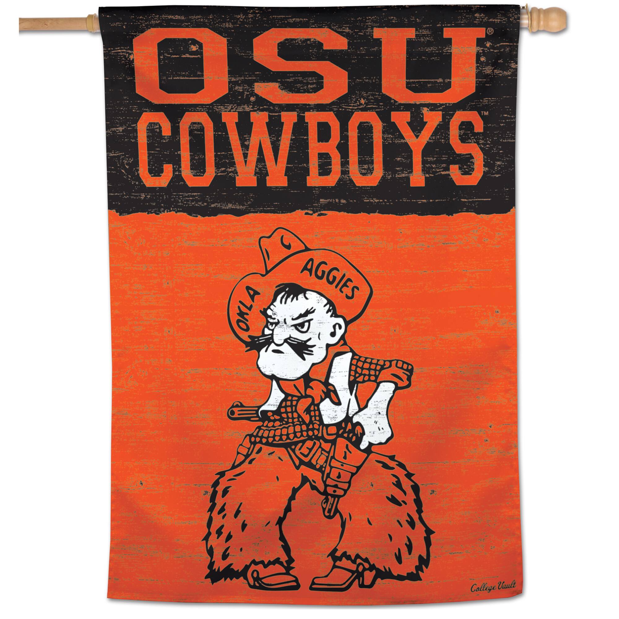 WinCraft Oklahoma State Cowboys 28" x 40" Team Single Sided Vertical ...