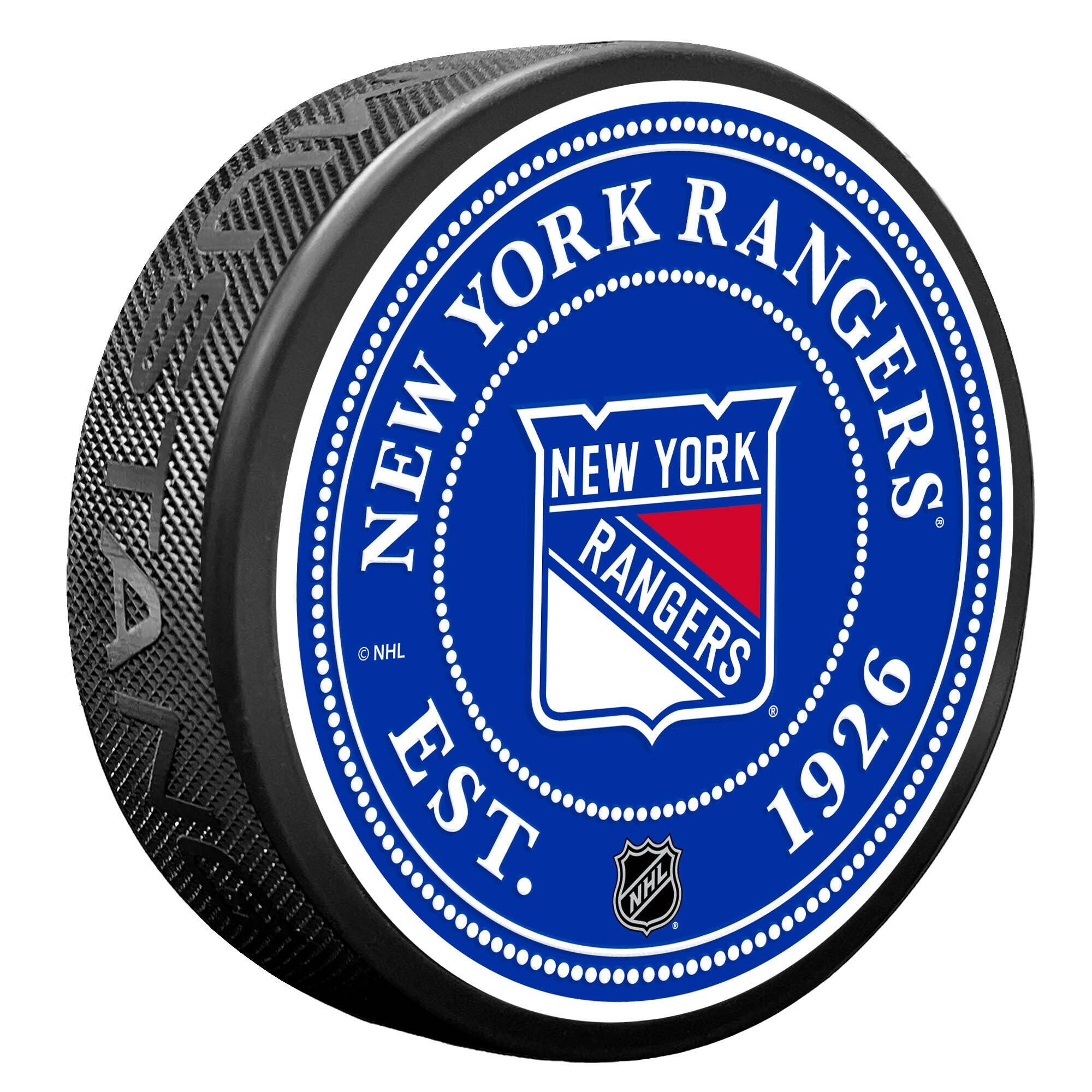 Mustang Drinkware New York Rangers Stud Puck Multicolor 201400918 ...