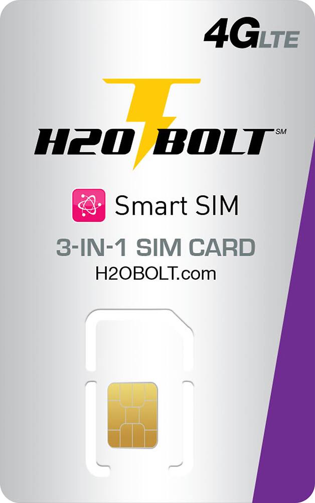 Best Buy: H2O Bolt 3-in-1 SIM Card G&D63751