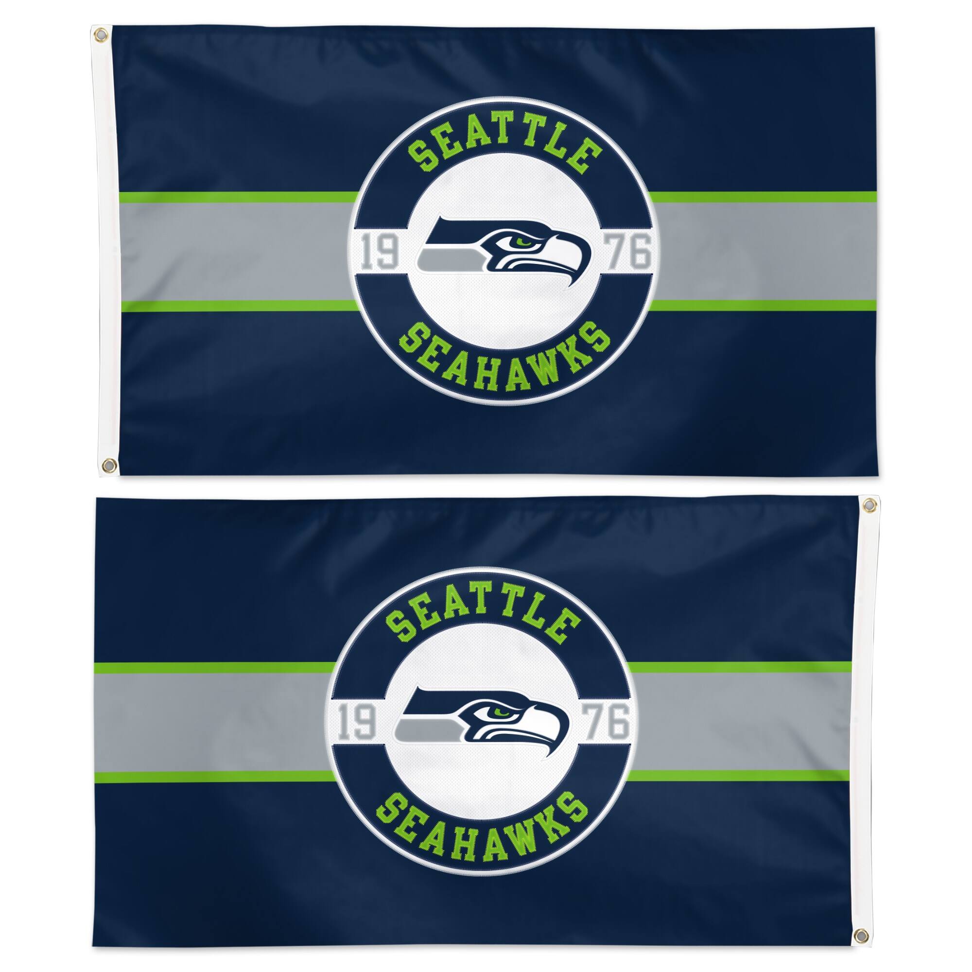 WinCraft Seattle Seahawks 3' x 5' Applique Flag Multicolor 202227640 ...