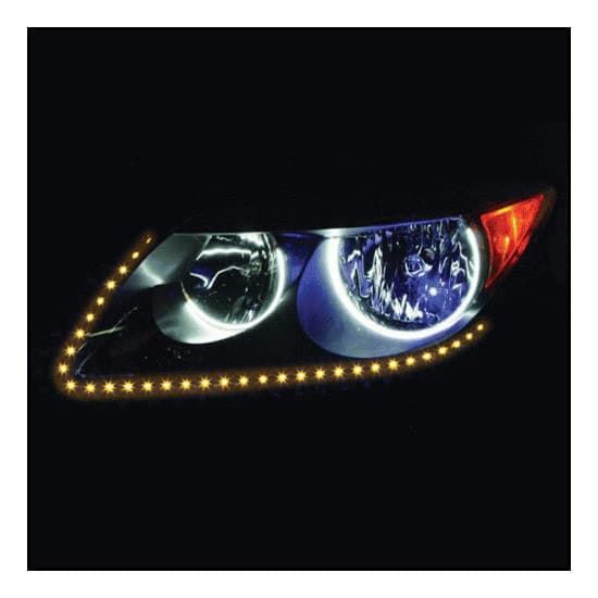 Best Buy: Heise Sideview 6.9W LED Headlight Accent Lights (Pair) Amber ...