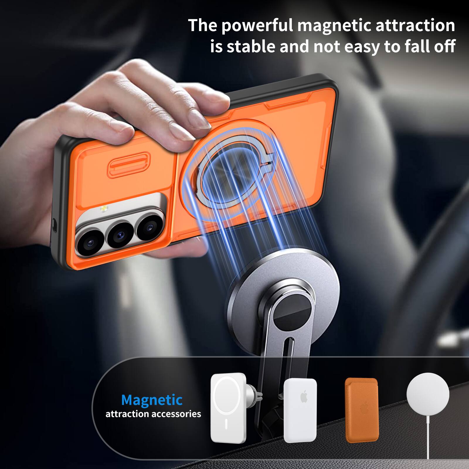 Dteck Rugged Magnetic Case for Samsung Galaxy S26+, Shockproof 360 ...