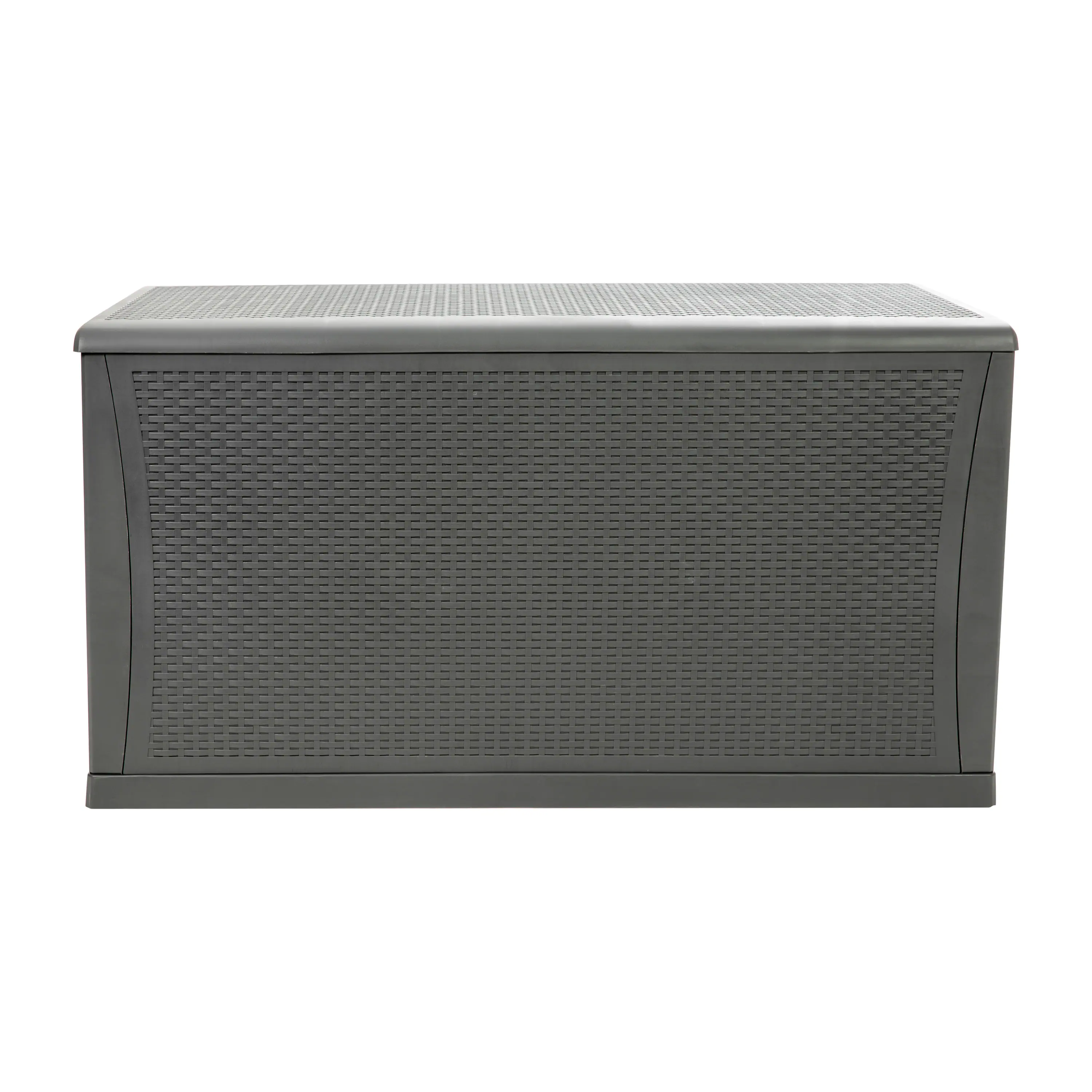 Emma + Oliver 120 Gallon Plastic Deck Box for Outdoor Patio Storage ...