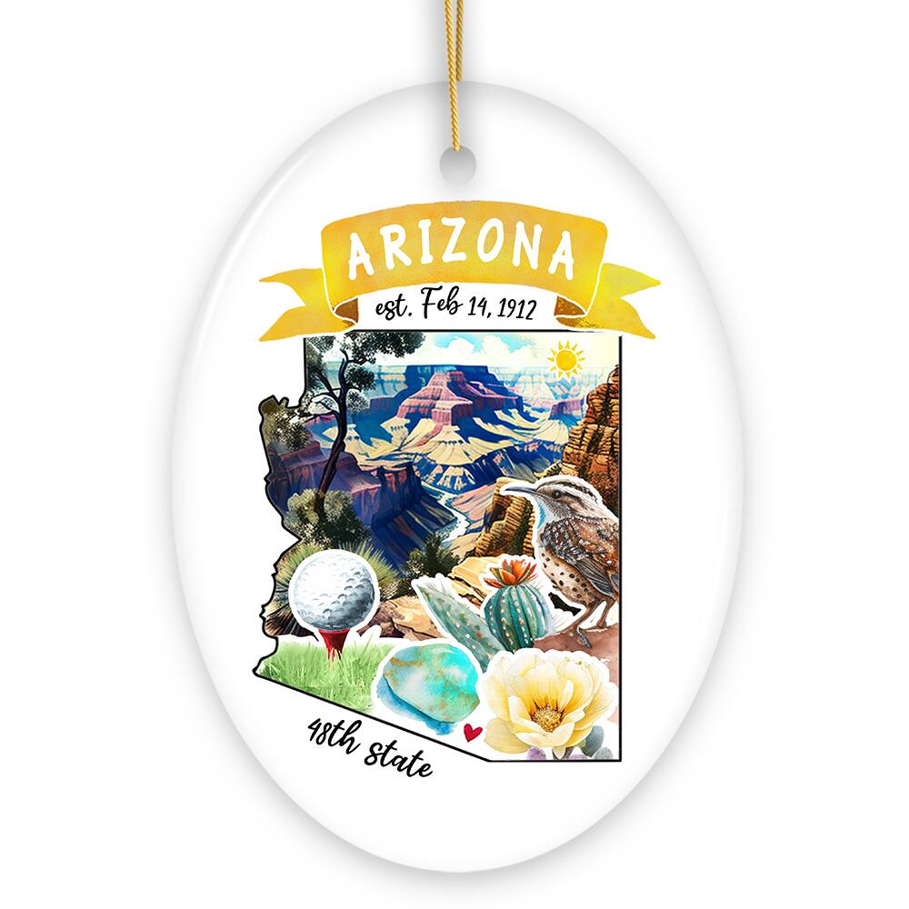 OrnamentallyYou Artistic Arizona State Themes and Landmarks Christmas ...