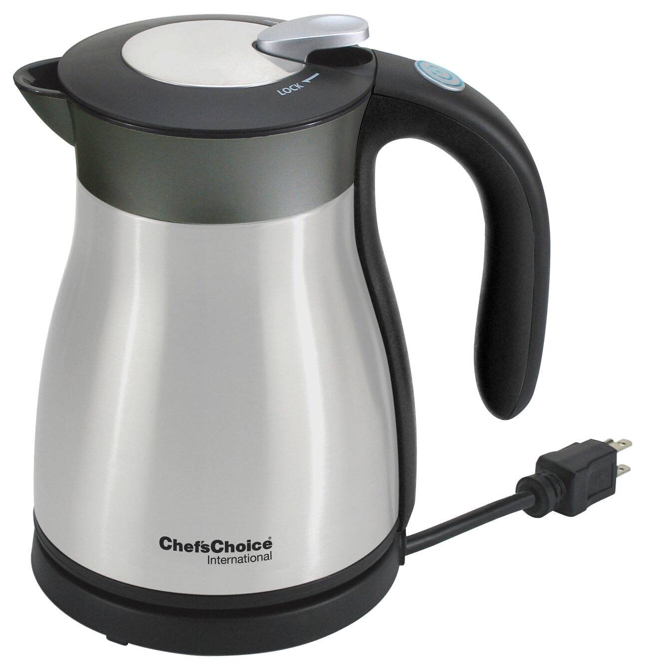 Best Buy: Chef'sChoice KeepHot Thermal Electric Kettle Black/Stainless ...