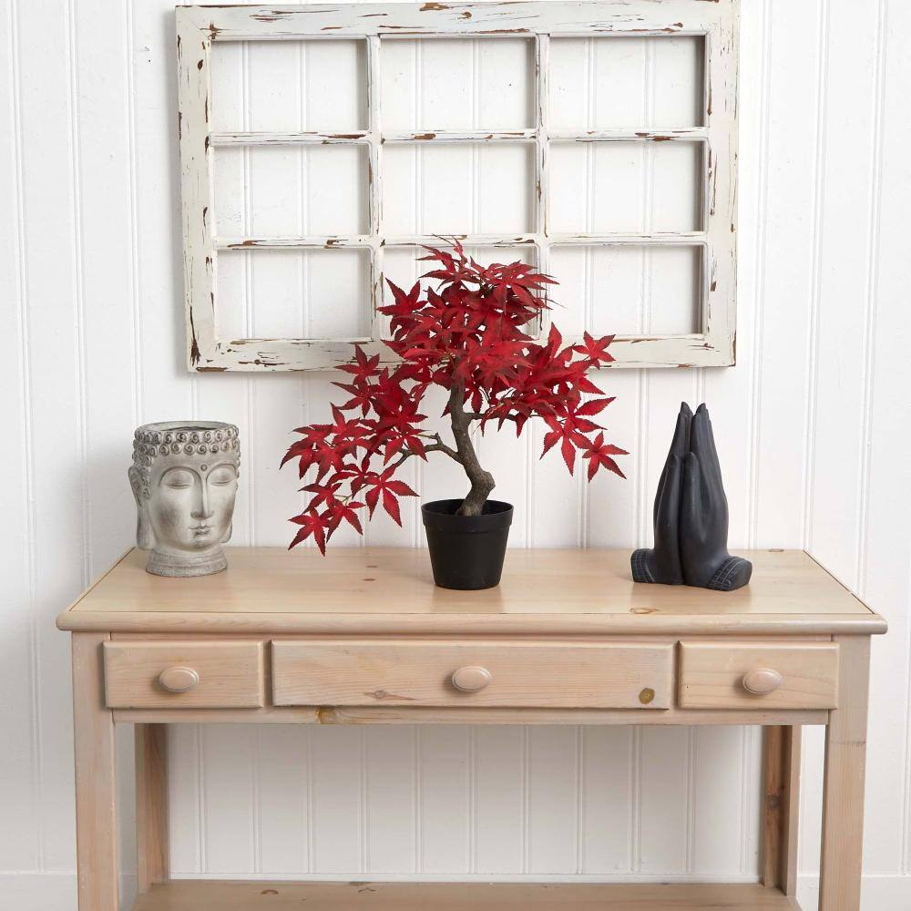BreeBe 20" Autumn Maple Bonsai Red T2792 - Best Buy