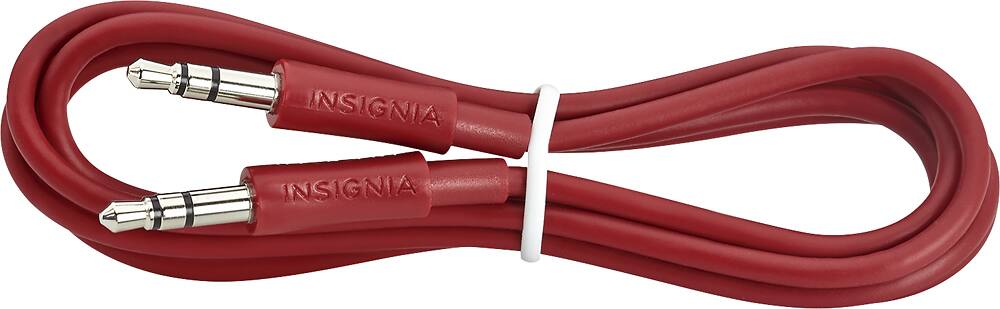 Questions and Answers: Insignia™ 3' 3.5mm Audio Cable Red NS-AUX7 ...