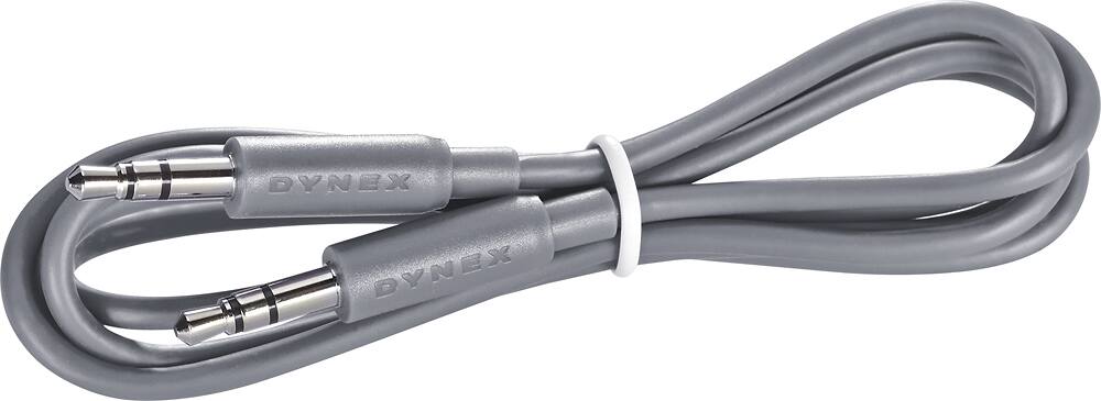 Questions and Answers: Dynex™ 3' Audio Cable Gray DX-MAUXS - Best Buy