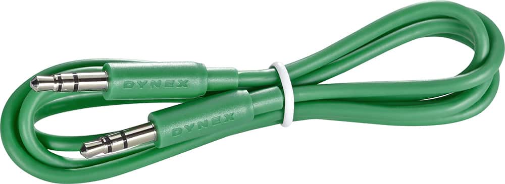 Customer Reviews: Dynex™ 3' Audio Cable Green DX-MAUXG - Best Buy