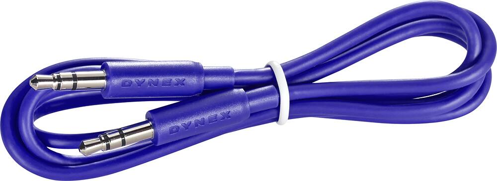 Customer Reviews: Dynex™ 3' Audio Cable Blue DX-MAUXB - Best Buy