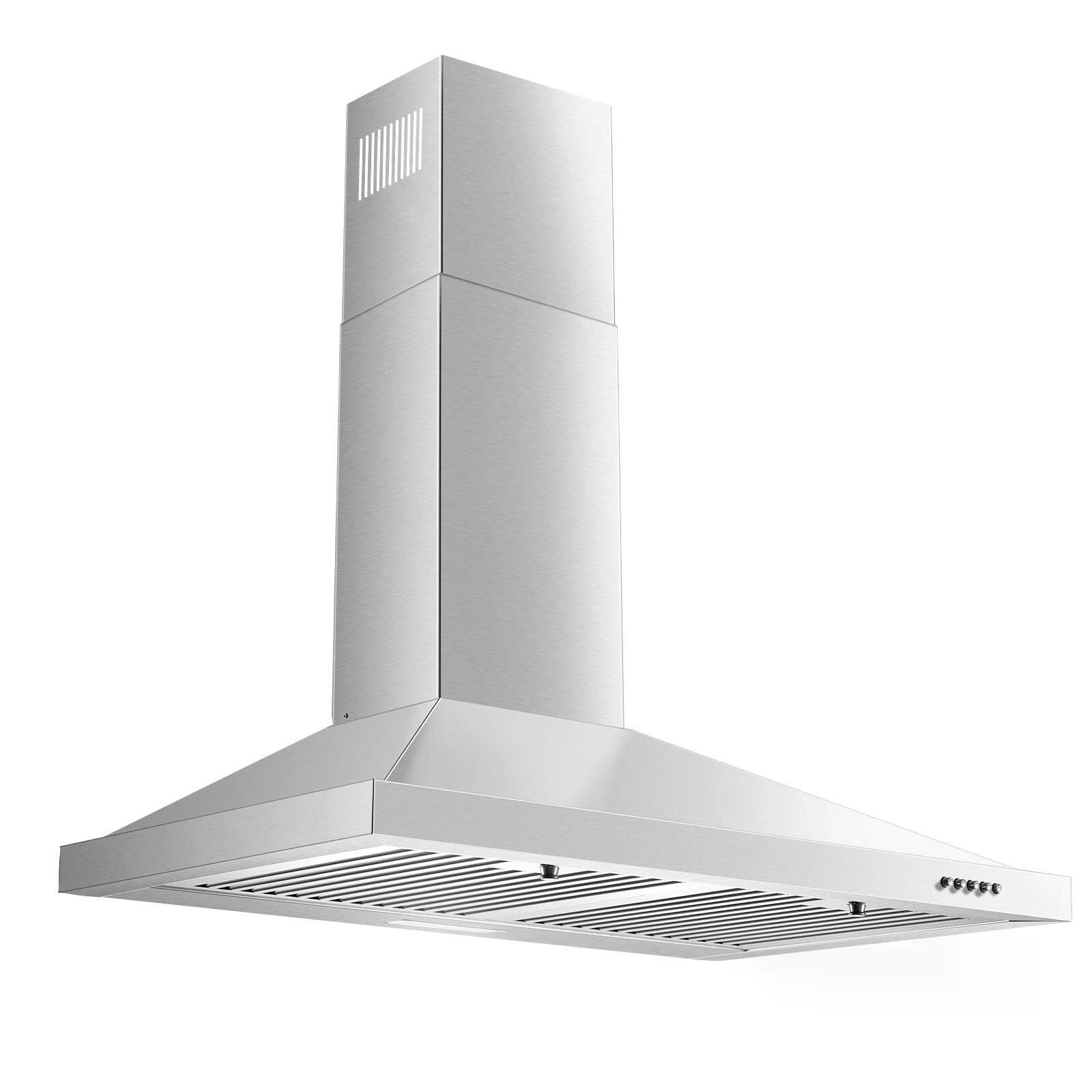 Lycvki 30 inches Convertible Wall Range Hood Stainless Steel RNHS-19 ...