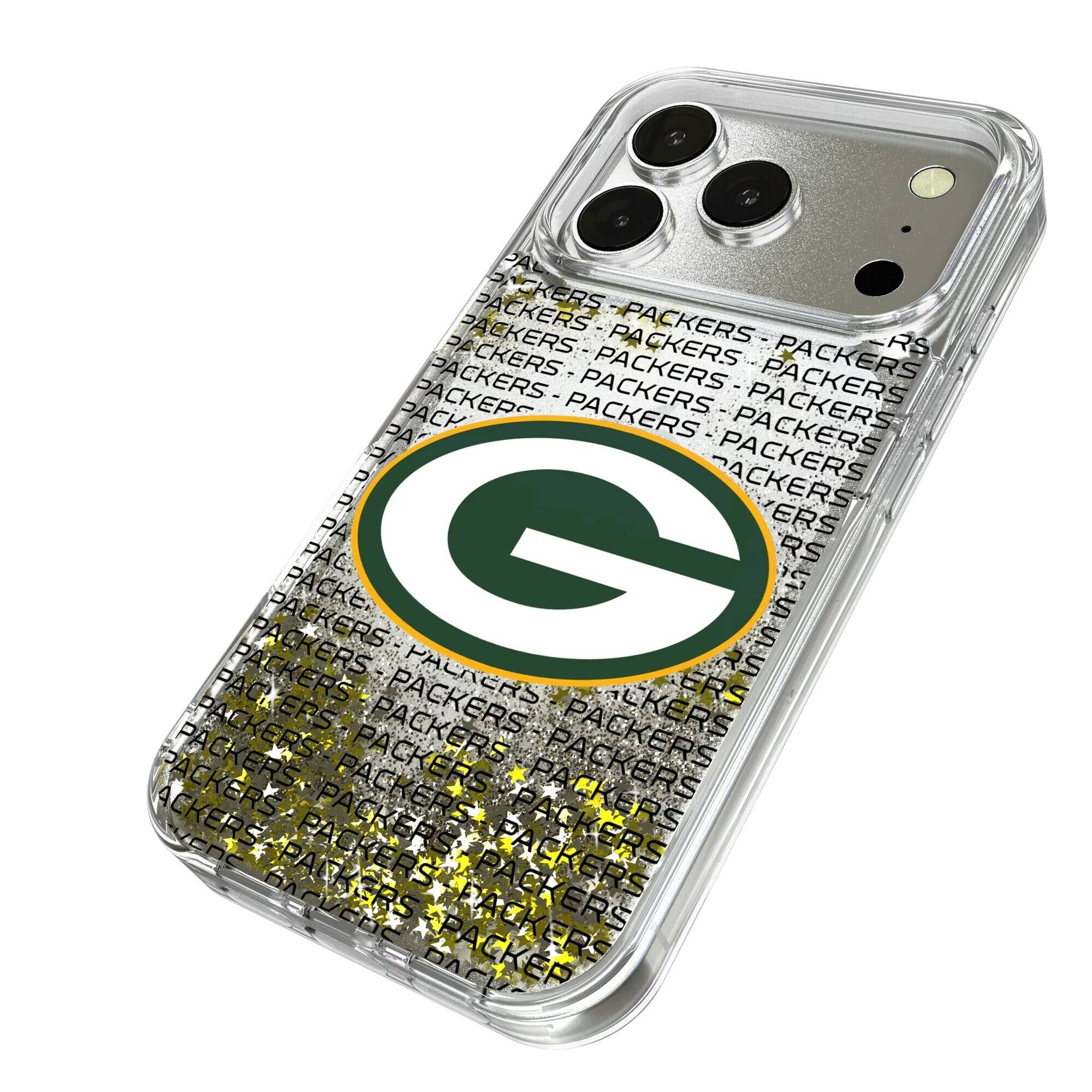 Keyscaper NFL Green Bay Packers iPhone Text Backdrop Design Glitter ...