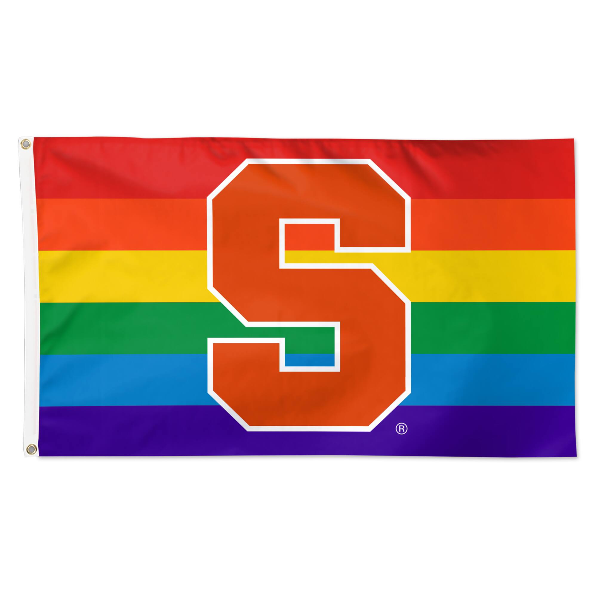 WinCraft Syracuse Orange 3' x 5' Single Sided Deluxe Team Pride Flag ...
