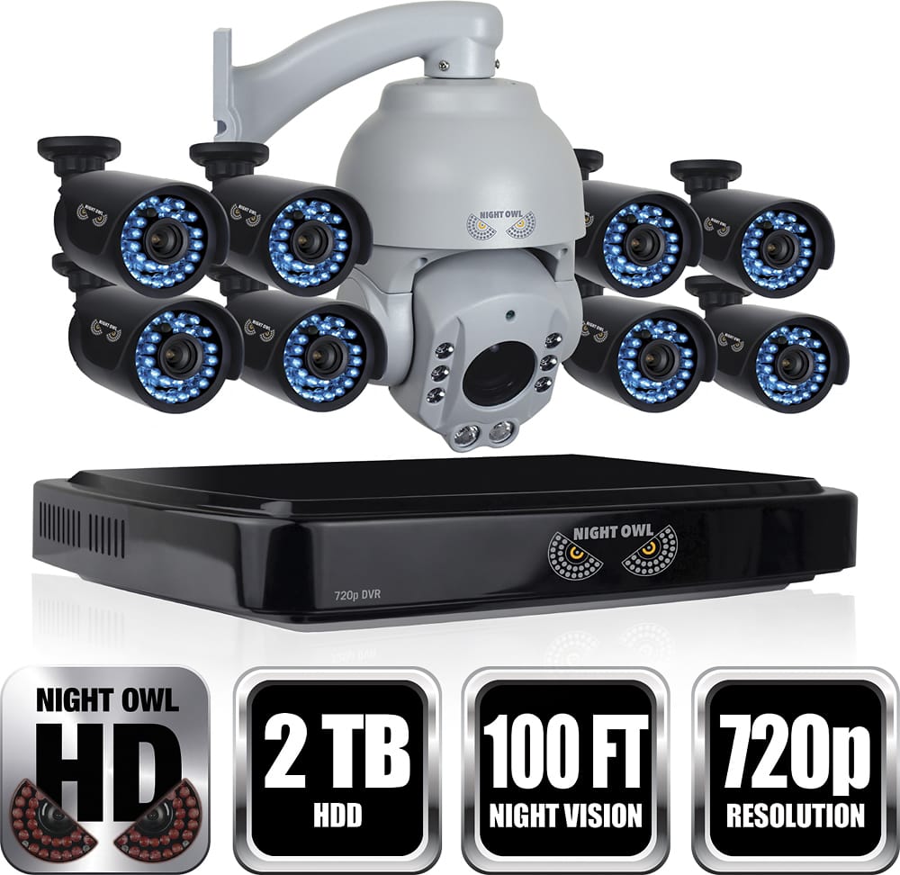 Best Buy: Night Owl 16-Channel, 9-Camera Indoor/Outdoor High-Definition ...