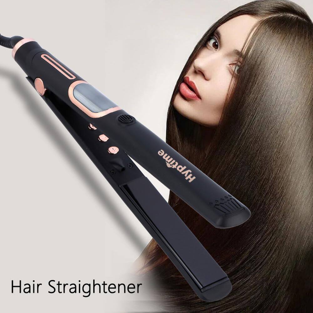 Dazzling Pops Wide Flat Iron Titanium Straightener Digital Display To Accurately Control For ...