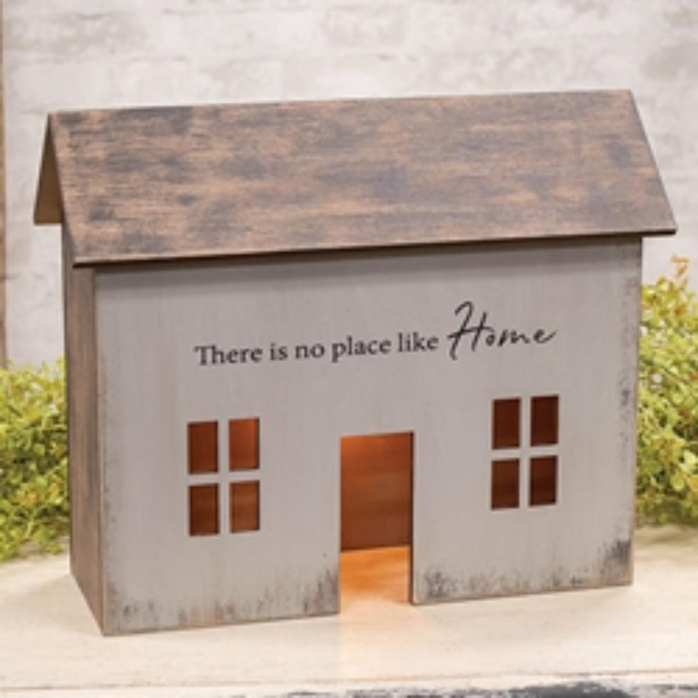 BreeBe No Place Like Home Light Up Primitive House Brown GH38538 - Best Buy