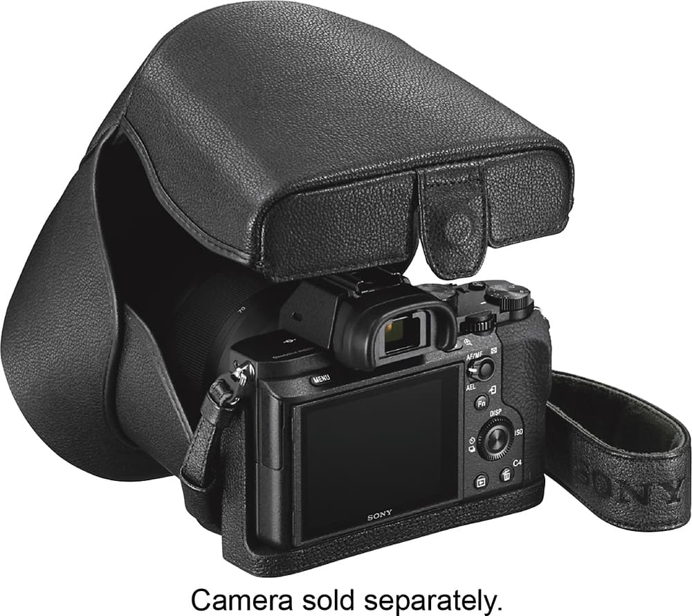 Best Buy: Sony Leather Camera Case Black LCSELCB/B