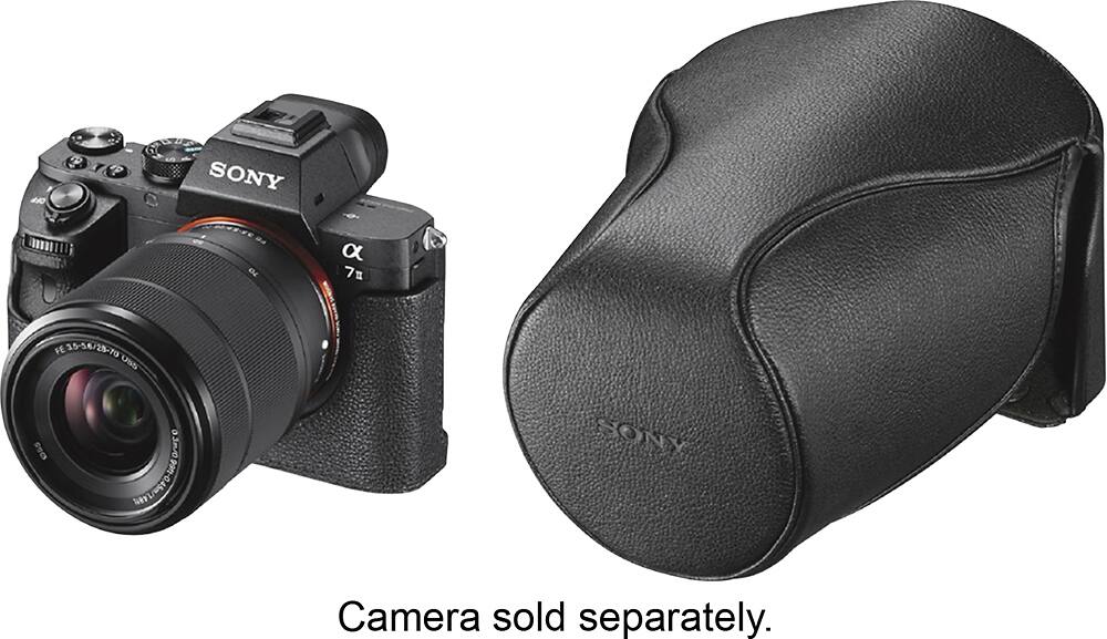Best Buy: Sony Leather Camera Case Black LCSELCB/B