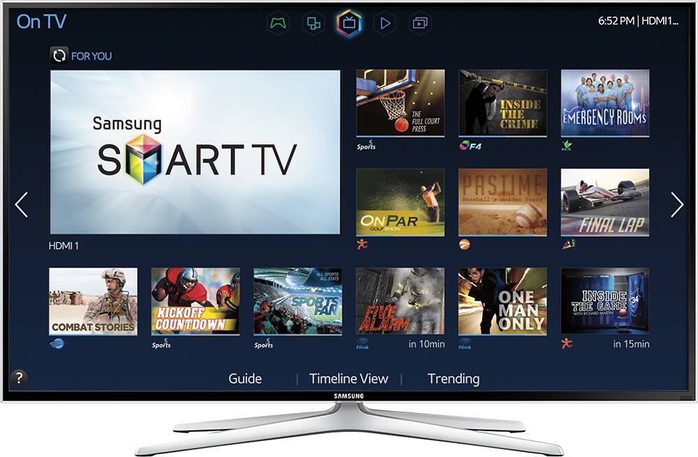 Best Buy: Samsung 55" Class (54-5/8" Diag.) LED 1080p Smart 3D HDTV ...