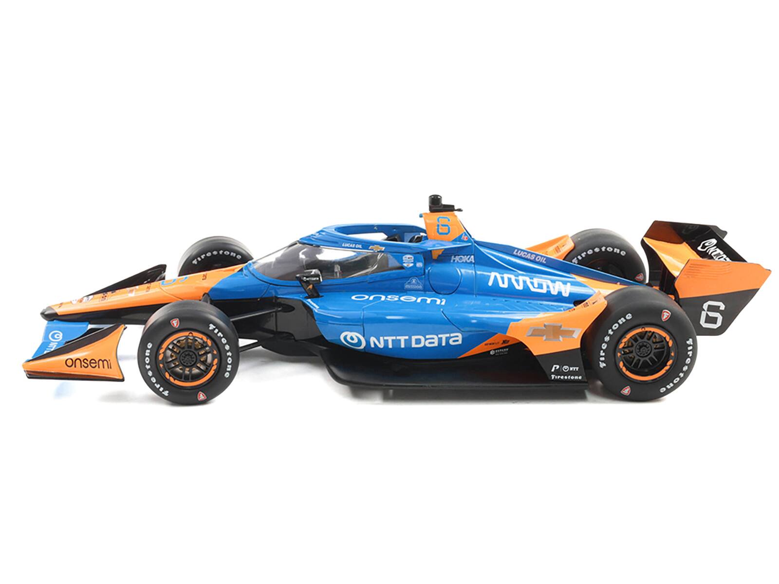 IXO Dallara IndyCar #6 Nolan Siegel NTT Data Arrow McLaren (Road Course ...
