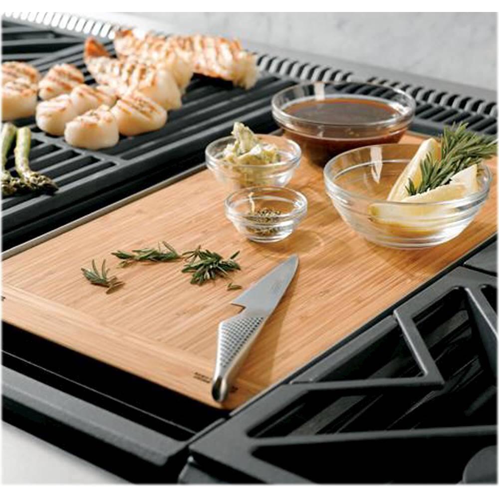 Best Buy: Monogram 48" Gas Cooktop Stainless steel ZGU486NDPSS