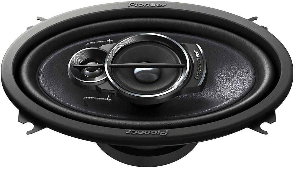 Best Buy: Pioneer 4" x 6" 3-Way Car Speakers with Mica Matrix Cones (Pair) Black TS-A4676R