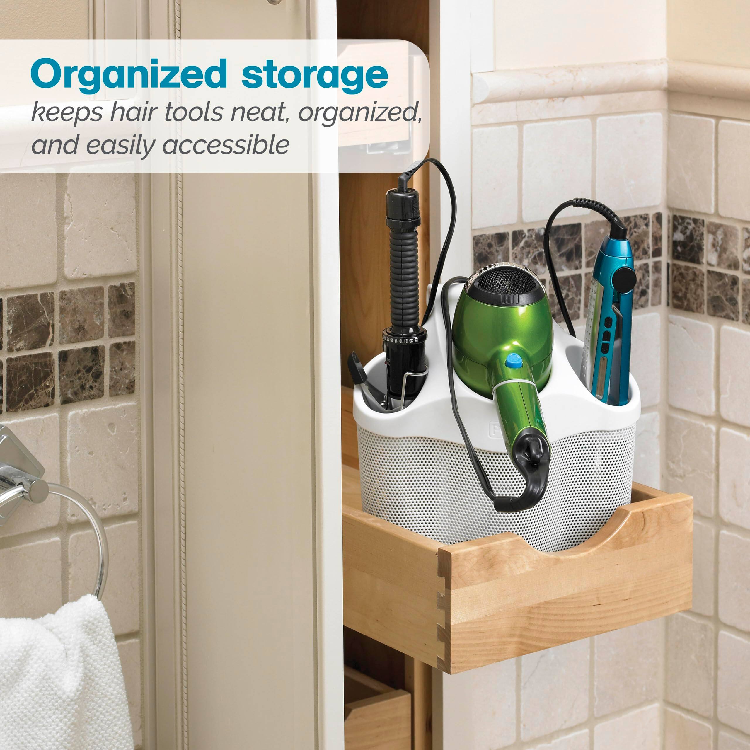 VEGA AUTOMOTIVE Style Station Tool Organizer For Hair Dryer Curling ...