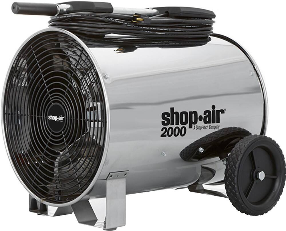Best Buy: Shop-Vac Portable Electric Air Circulator Stainless Steel 1033100