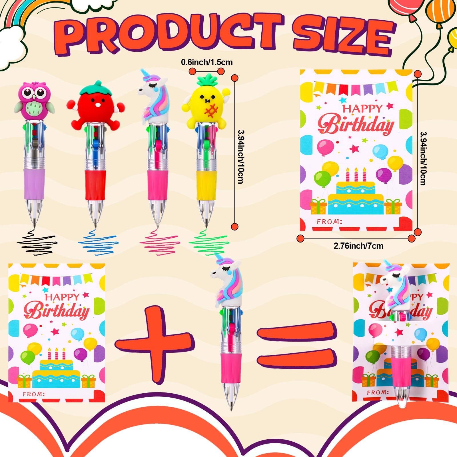 Paradigms Interiors Happy Birthday Pens Gifts For Students Cute ...