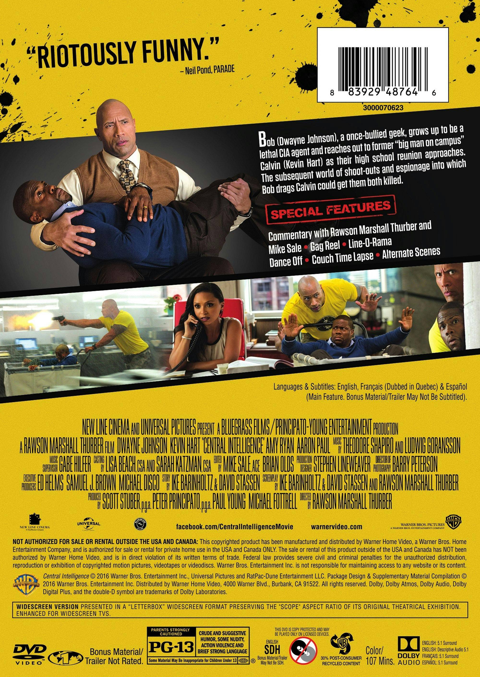 Central Intelligence (Special Edition) [DVD] - Best Buy