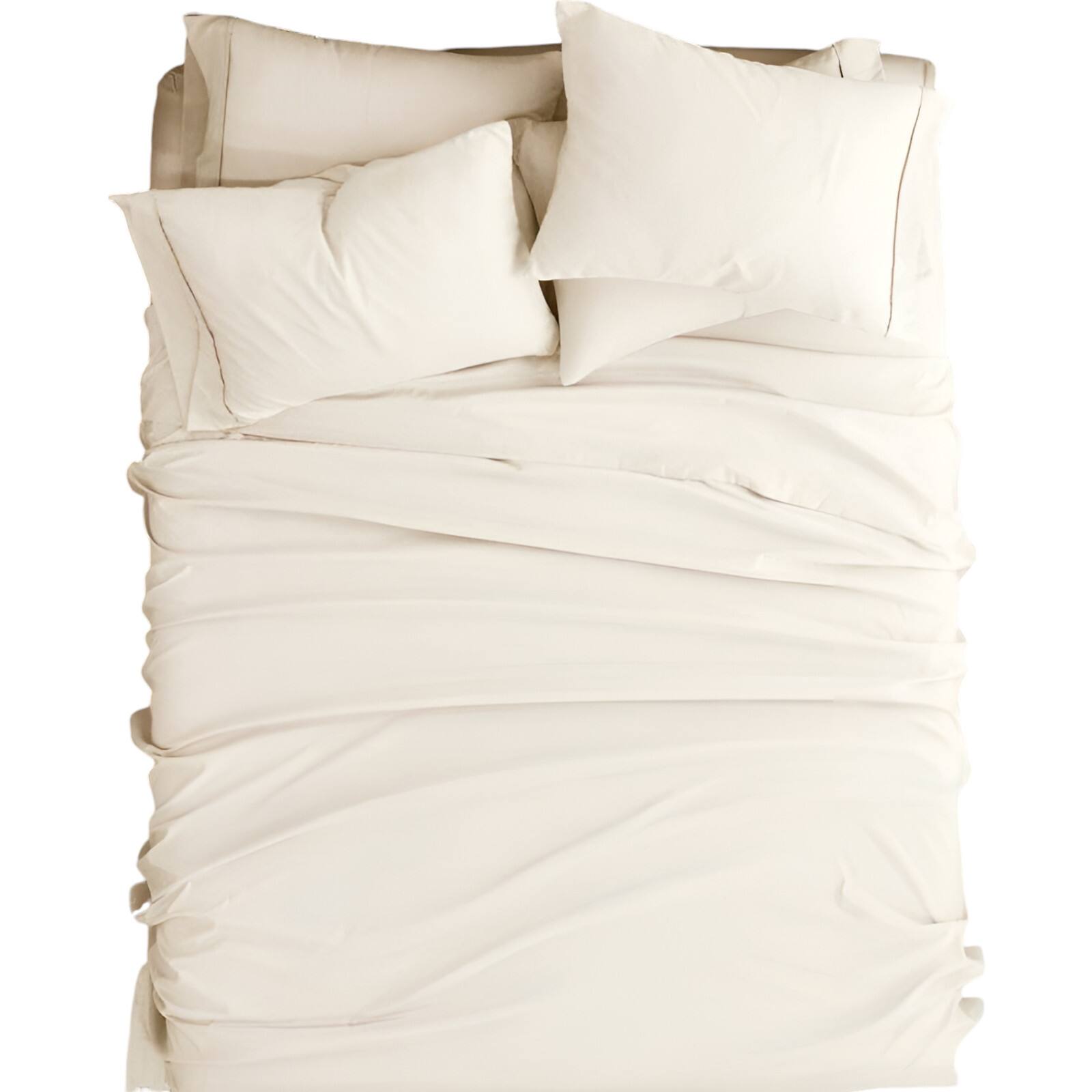 SlickBlue Wrinkle Resistant Microfiber/Polyester Sheet Set for Easy ...