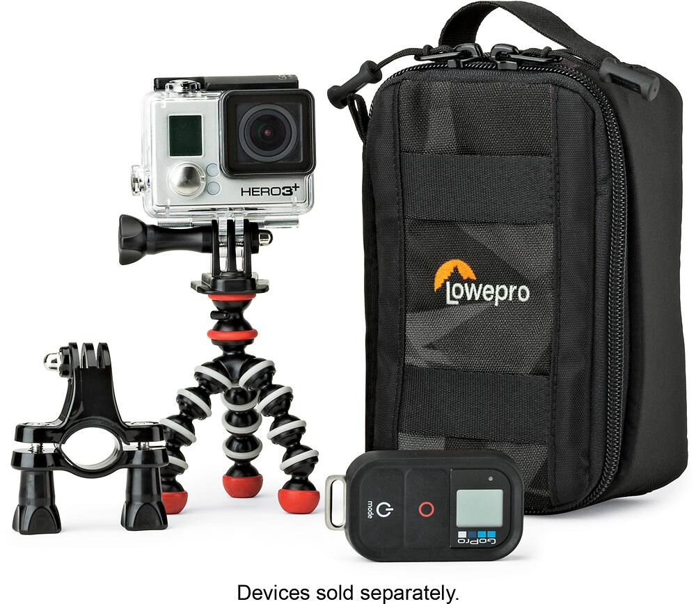 Best Buy: Lowepro ViewPoint CS 40 Action Camera Case Black LP36915