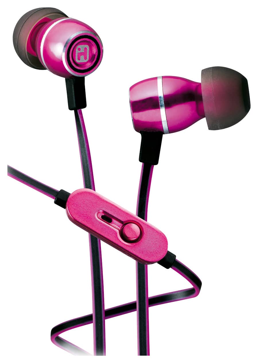 iHome Earbud Headphones Pink IB18P - Best Buy